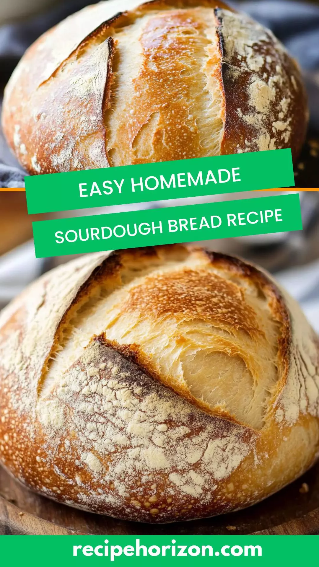 Easy Homemade Sourdough Bread Recipe – Recipe Horizon