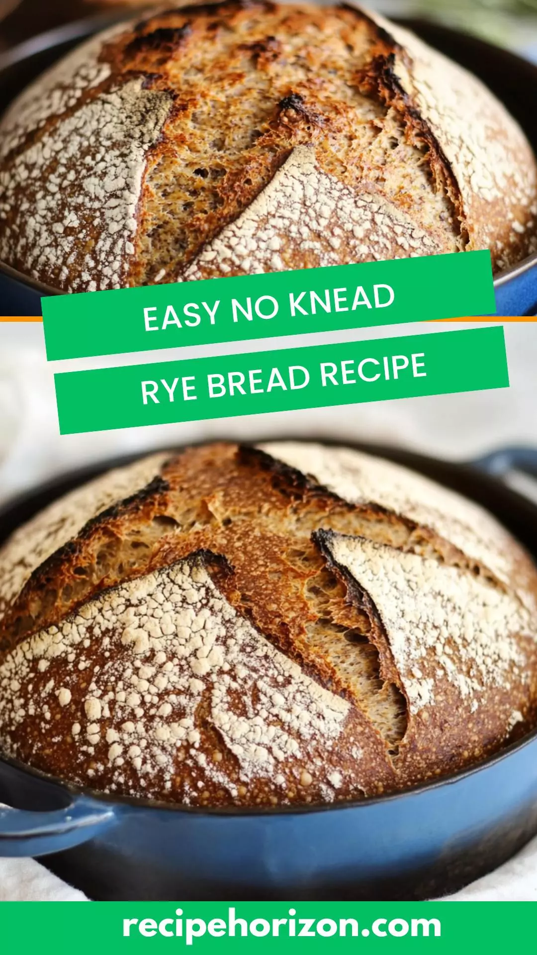 Easy No Knead Rye Bread Recipe – Recipe Horizon